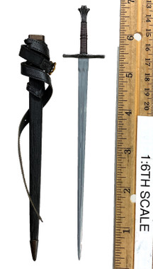 Era of Europa War: Gothic Knight (Black) - Long Sword w/ Scabbard ...