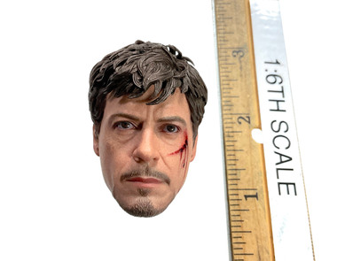 Iron Man 2: Tony Stark: Mark V (Suit Up Version) - Head (No Neck Joint ...