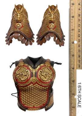 Flying General Lv Bu (Red) - Body w/ Shoulder Armor - Toy Anxiety