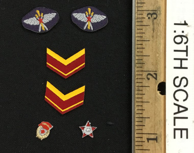 WWII Soviet Air Force Ace Pilot - Patches & Medals - Toy Anxiety