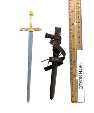 Rage Knight & Fearless Knight Figure Set - Longsword w/ Scabbard (Metal ...