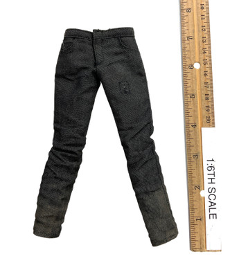 The Walking Dead: Rick Grimes (Season 7) - Pants (Black Denim) - Toy ...