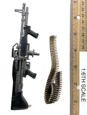 Rambo: First Blood Part II: John Rambo - Machine Gun w/ Ammo Belt ...