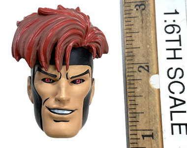 X-Men ‘97: Gambit - Head (Smiling Expression) (No Neck Joint) - Toy Anxiety