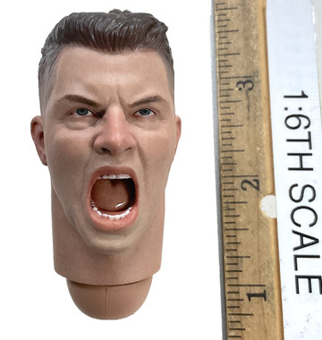 School Badass - Head (Angry Expression) (Molded Neck) - Toy Anxiety