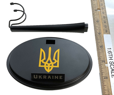 Ukraine 93rd Mechanized Brigade Gunner - Display Stand - Toy Anxiety
