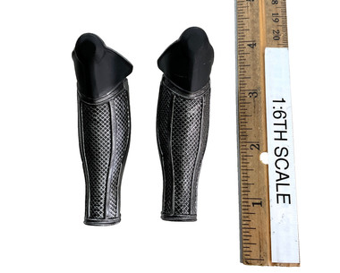 Ninja Hayabusa - Lower Leg Armor (Metal) - Toy Anxiety