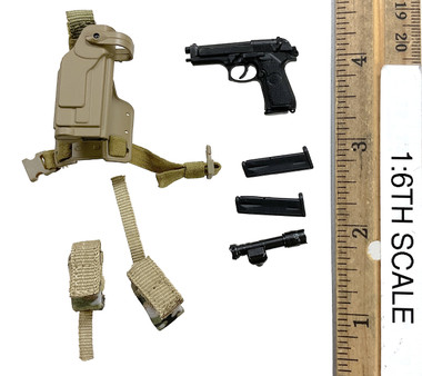 101st Airborne Division (Air Assault) - Pistol w/ Dropleg Holster (M9 ...