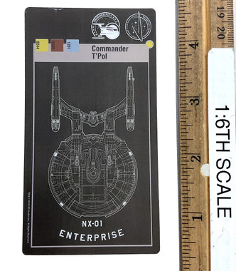 Star Trek: Enterprise: T'Pol - Starfleet Personnel File Card - Toy Anxiety