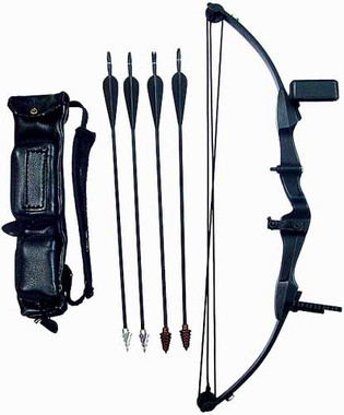 Rambo III - Compound Bow w/ Quiver & 4 Arrows - Toy Anxiety