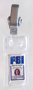 X-Files: Agent Dana Scully - FBI Badge - Toy Anxiety
