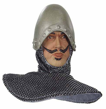 Monty Python: French Taunter - Head w/ Chain Mail Collar & Helmet (Not ...