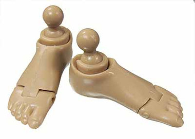 Men In Suit: Gangster Johnny - Feet (Includes Ball Joints) - Toy Anxiety
