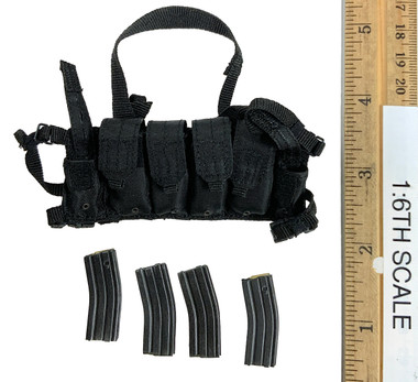 Delta Force Sgt. First Class - Chest Rig w/ Rifle Ammo (4) - Toy Anxiety