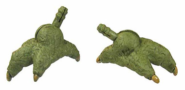 Star Wars: Yoda Jedi Master - Feet (Curled for sitting on log) - Toy ...