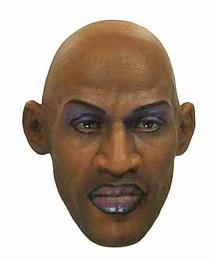 Dennis Rodman - Head w/ Make Up (Small Notch on back of head for Hair ...