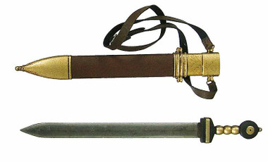 Roman Republic Titus - Sword (Metal) w/ Scabbard - Toy Anxiety