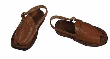 1980's Afghanistan Civilian Fighter: Asad - Leather Sandals - Toy Anxiety