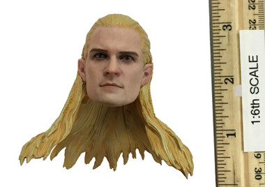 Legolas - Head (Molded Hair) (No Neck Joint) - Toy Anxiety
