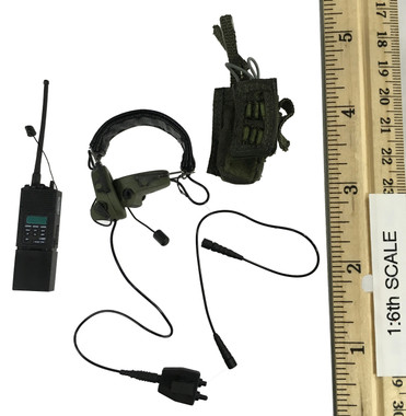 Delta Force - Radio (MBITR) w/ Headset and Pouch - Toy Anxiety