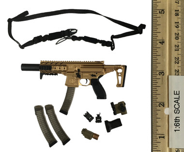 Dark Zone Agent: Tracy - Submachine Gun (SIG MPX-X) (Gold) - Toy Anxiety