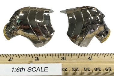 Gothic Armor (Silver) - Shoulder Armor (Pauldron) (Metal) - Toy Anxiety