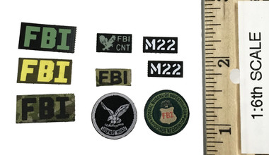 FBI HRT Agent Hostage Rescue Team - Patches - Toy Anxiety