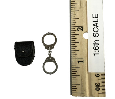 LAPD Patrol: Austin - Handcuffs w/ Pouch (Metal) - Toy Anxiety