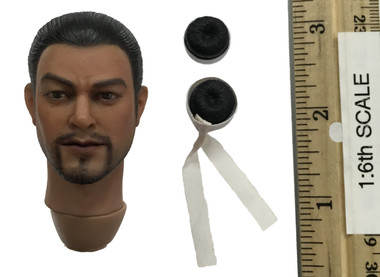 Ming Dynasty: Qi Troop Guard Leader - Head (Calm) w/ Topknot (Magnetic ...
