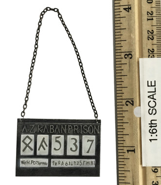 Lucius Malfoy (Prisoner Version) - Azkaban Prison Number Plaque - Toy ...