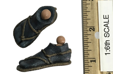 Japanese Ashigaru: Spearman (Yari) - Shoes w/ Ball Joints - Toy Anxiety