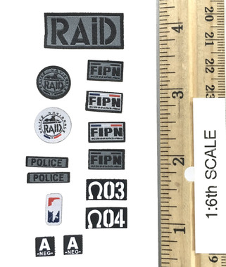 French Police Unit: Paris Raid - Patches - Toy Anxiety