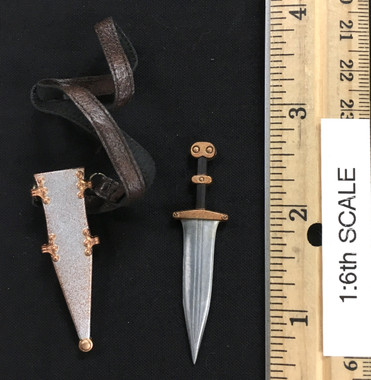 Roman Imperial Army Centurion - Dagger w/ Sheath (Metal) - Toy Anxiety