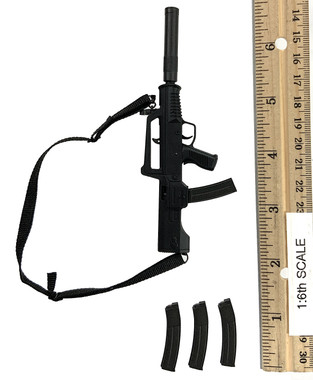 PLA Chinese UN Peacekeeper Female Soldier - Submachine Gun (QCQ-05 ...