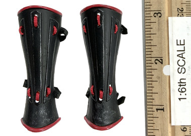 Demon Female Ninja - Leg Armor (Metal) - Toy Anxiety