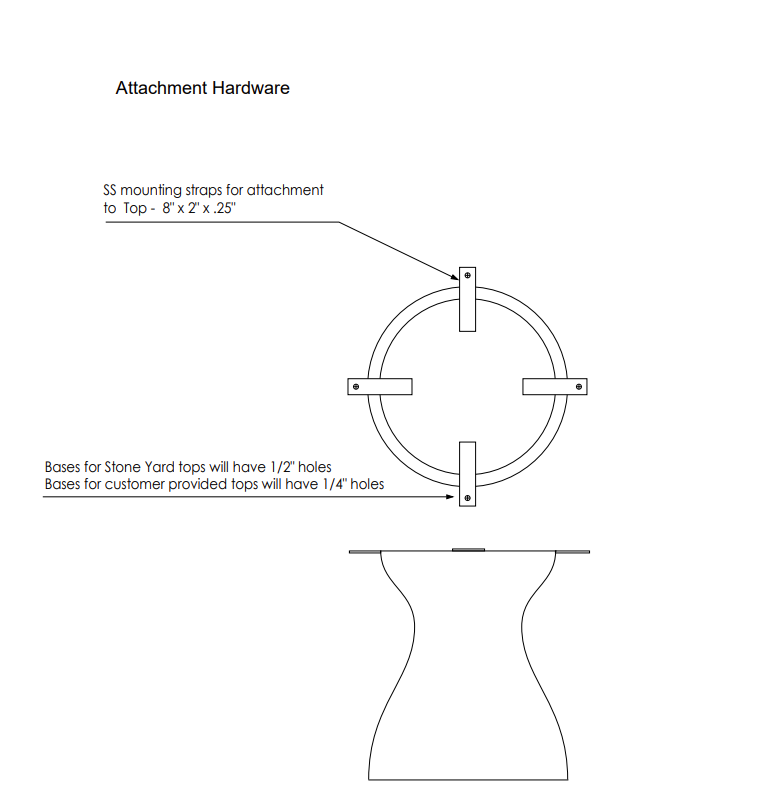 Ovoid Dining Base