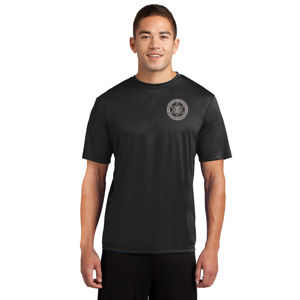 GCSO Black Short Sleeve Performance T-shirt with Deputy Sheriff ...