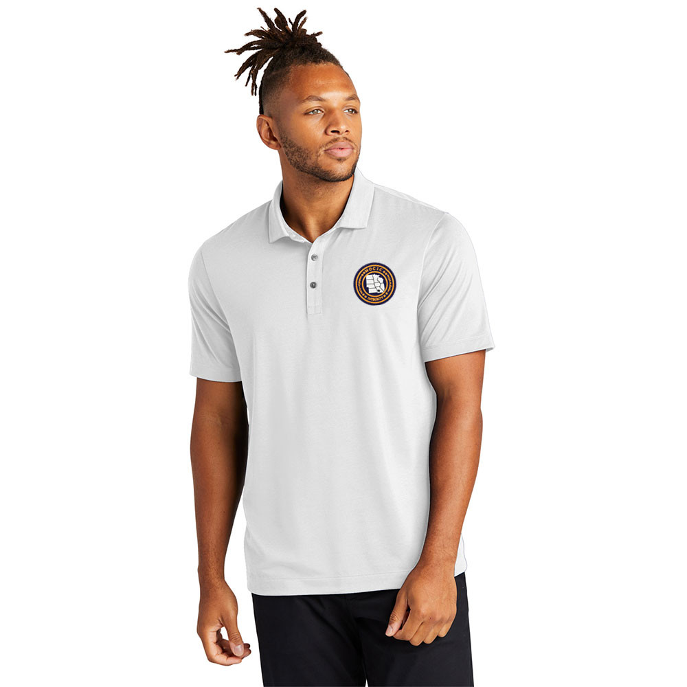 MOCIC Mens Stretch Jersey Polo - White | Crackerjack Shack