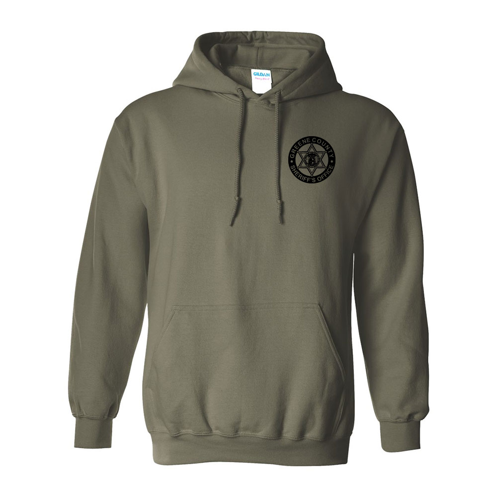 GCSO Military Green Classic Heavyweight Hoodie | Crackerjack Shack