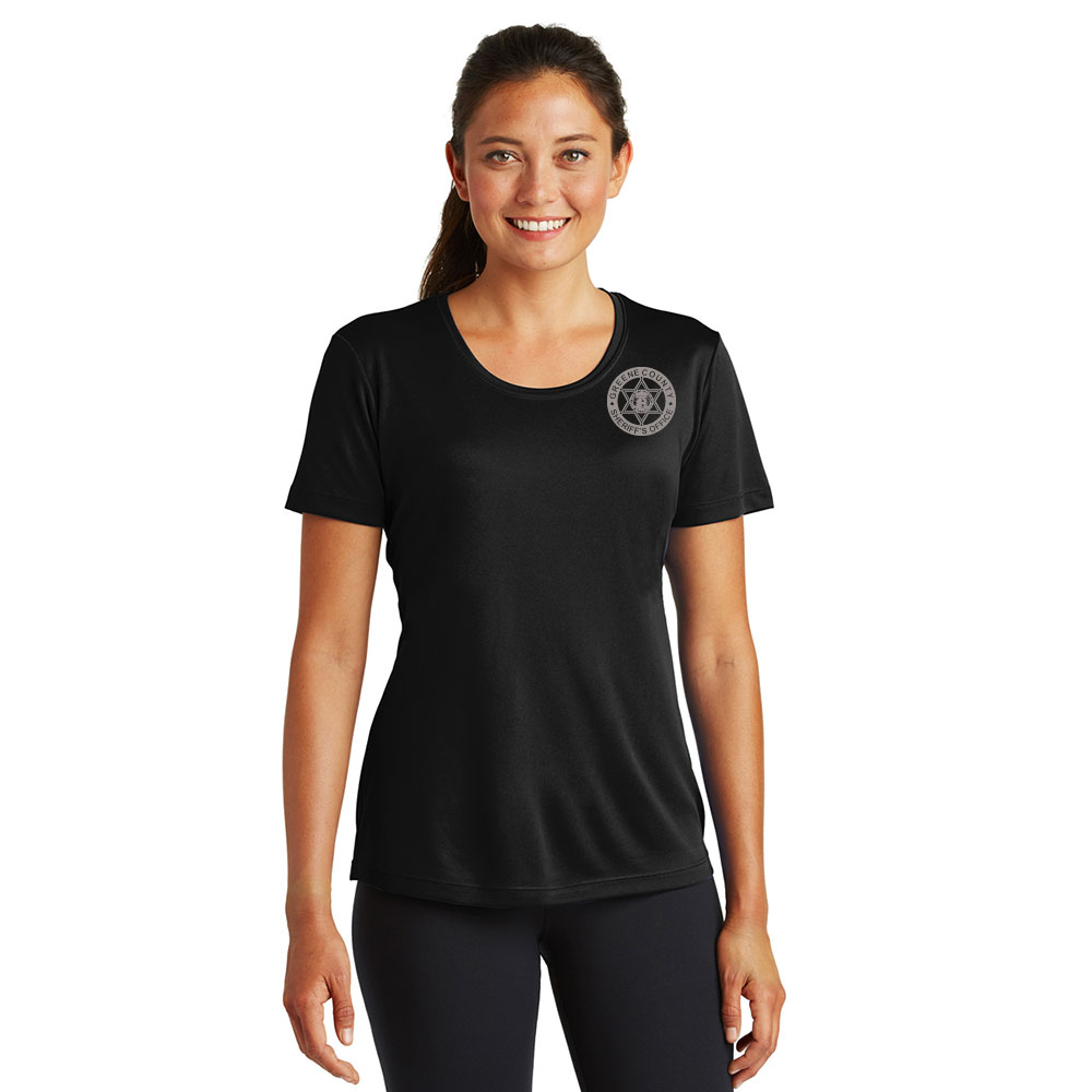 GCSO Black Ladies Performance T-shirt with Deputy Sheriff | Crackerjack ...