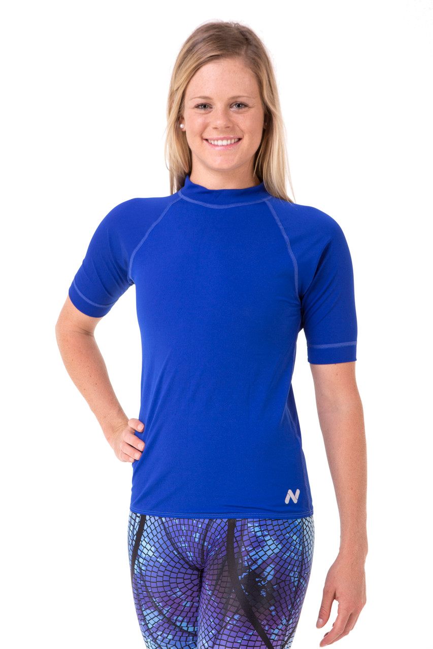Unisex Adults Short Sleeve Chlorine Resistant Wetshirt