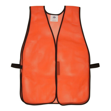 Orange Polyester Mesh Safety Vest : Hi-Vis Apparel | G&S Safety Products