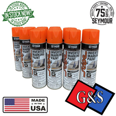 Seymour® Inverted Industrial Water Based Marking Paint - Fluorescent ...