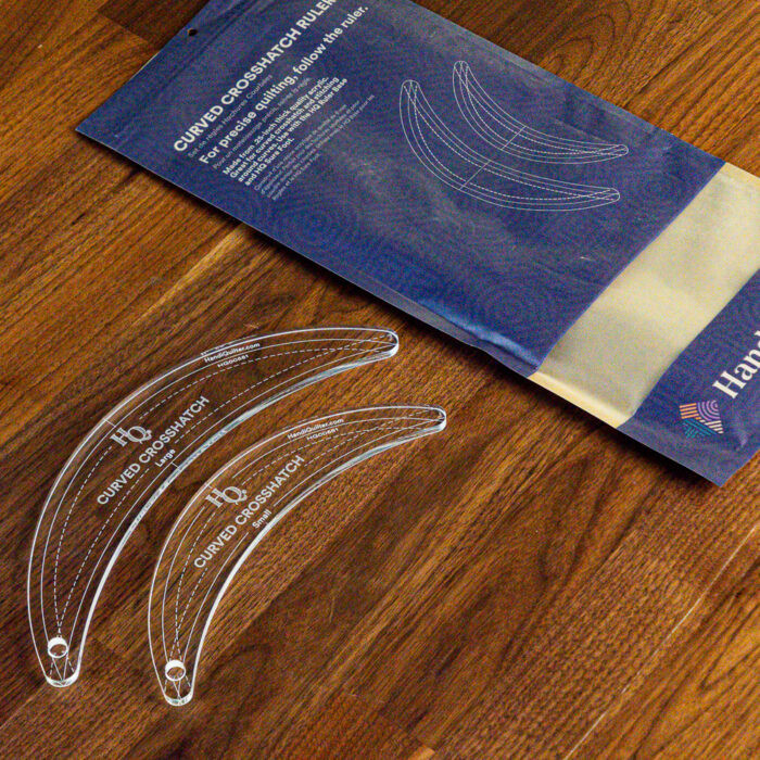 Handi Quilter Curved Crosshatch Ruler Set of 2 Rulers