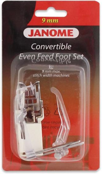 Janome Convertible Even Feed Foot Set 9mm