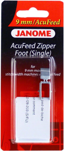 Janome AcuFeed Zipper Foot