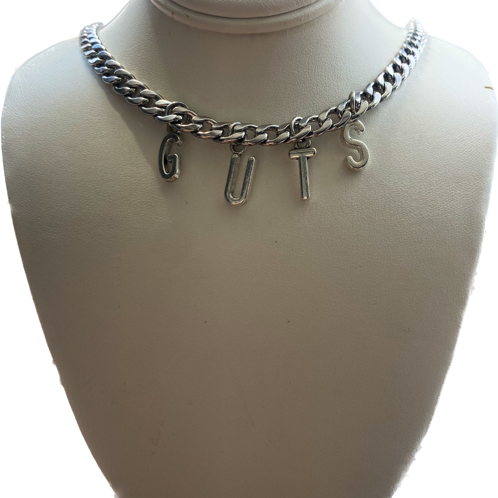 Guts Necklace featuring Olivia Rodrigo "GUTS" Nameplate