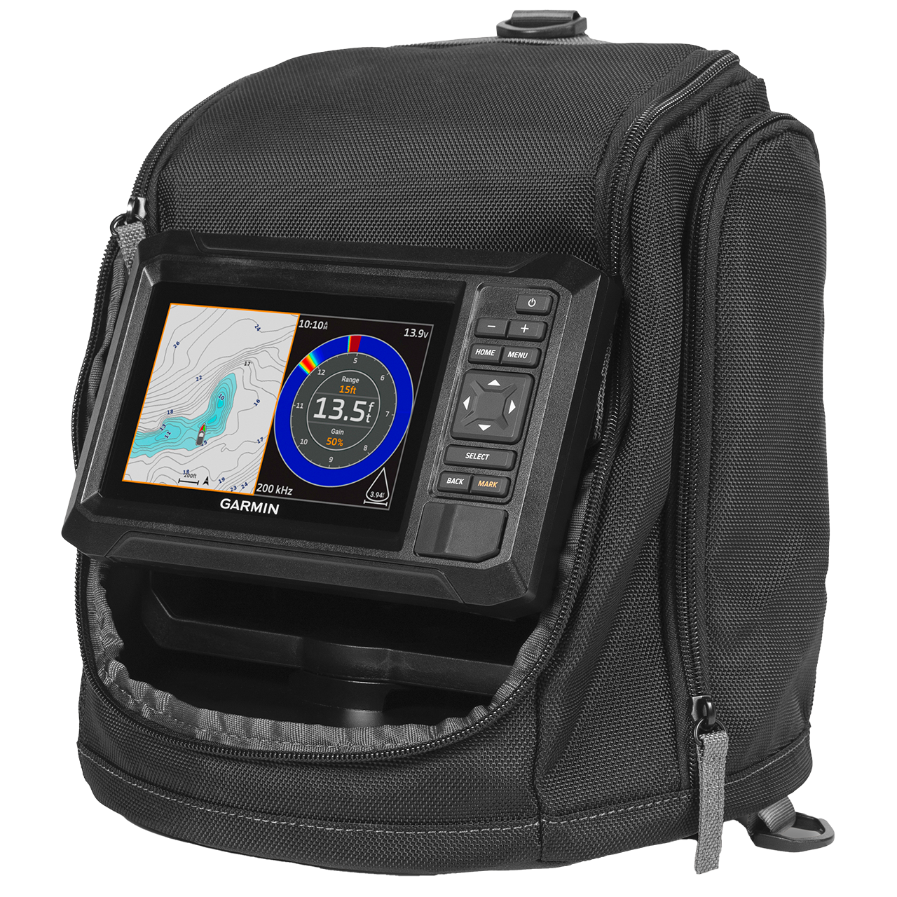 Garmin ECHOMAP UHD2 53cv Ice Fishing Bundle | FishUSA