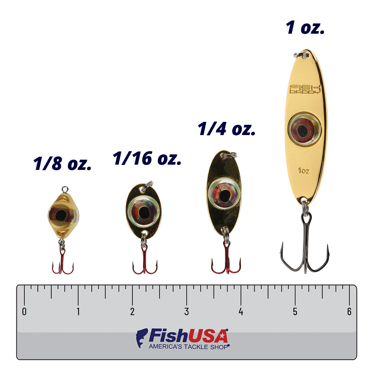Fish Daddy Dirty Bomb Gold Spoon | FishUSA