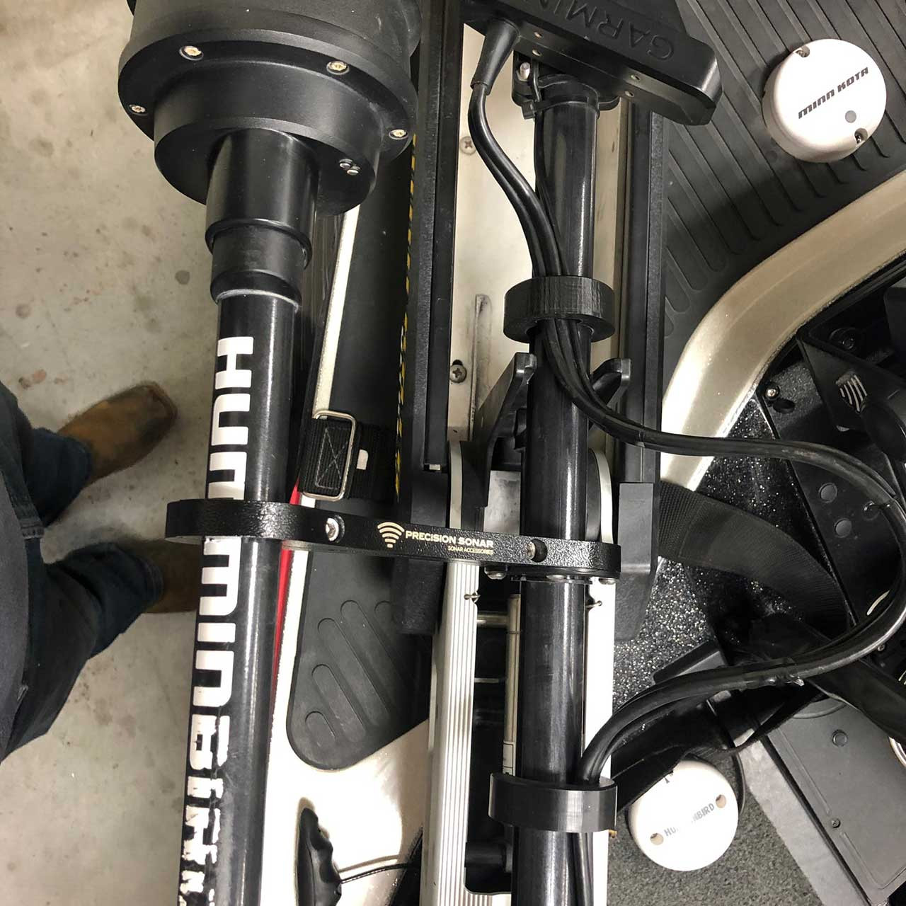 Precision Sonar Trolling Motor Stabilizer Bracket | FishUSA